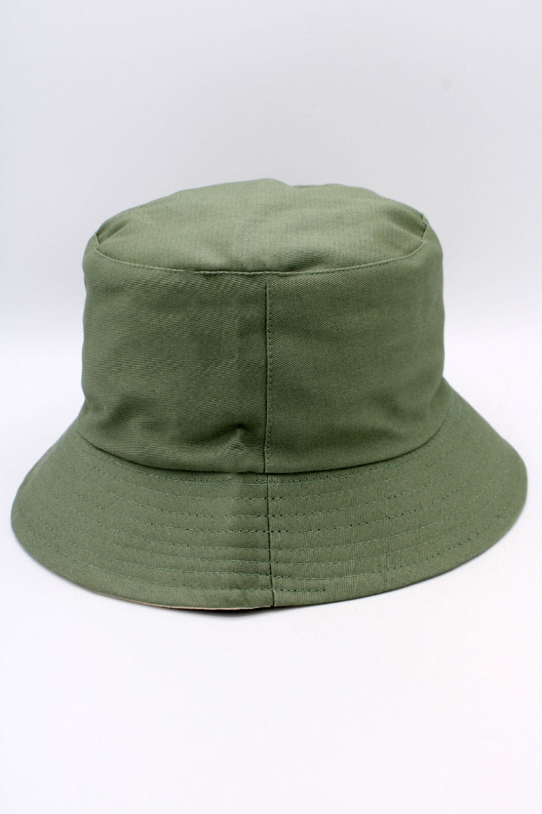Anobel Copenhagen - Reversible Two-Tone Cotton Bucket Hat New 12577 - Olive